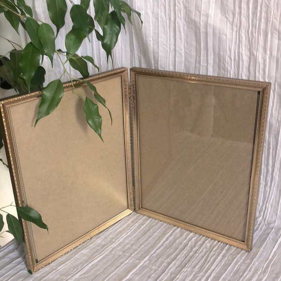 Vintage | Accents | Vintage Gold Filigree 8 X Double Hinged Stand Up ...